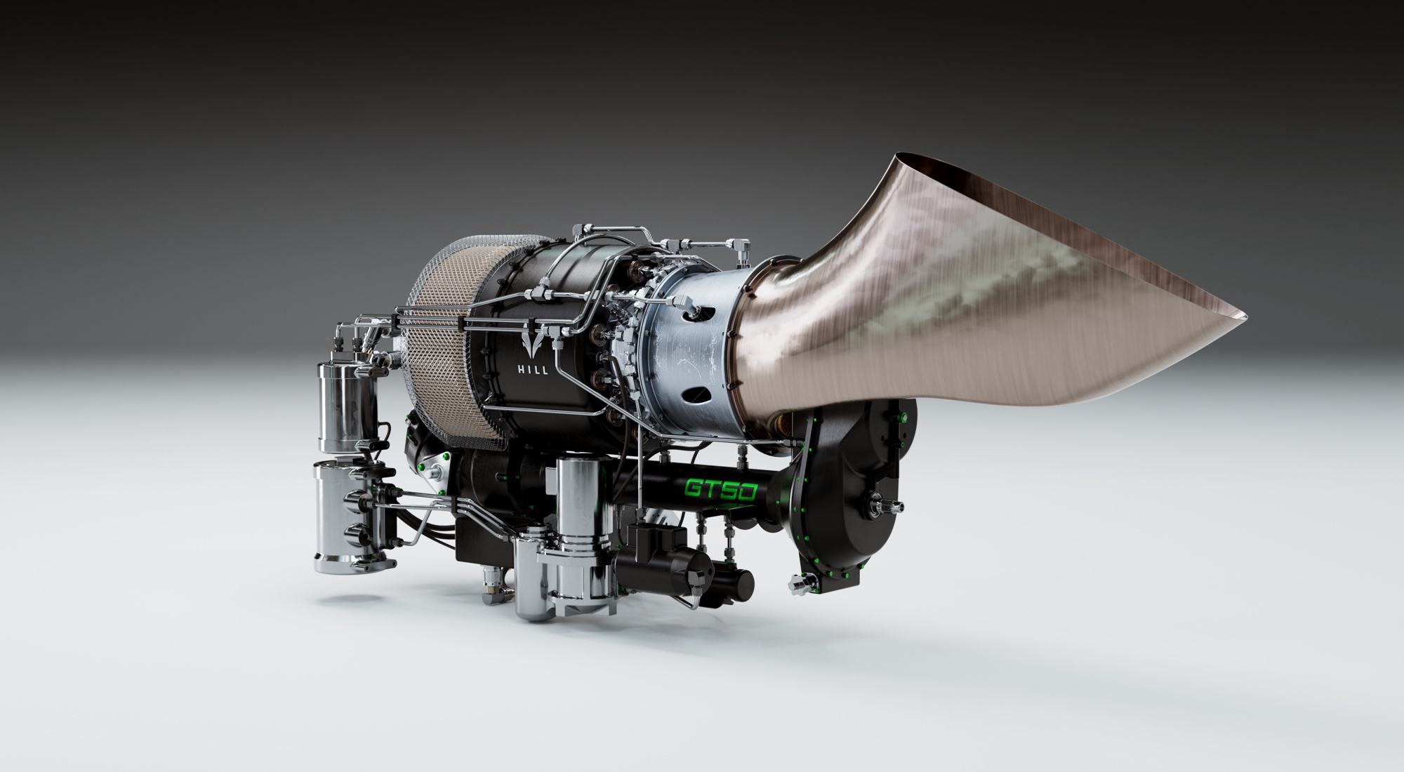 New Hill GT50 Turbine Engine - HILL HELICOPTERS