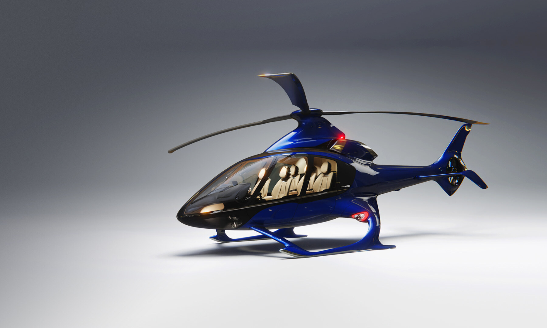 Exterior Concept - Private Helicopter - HILL HELICOPTERS