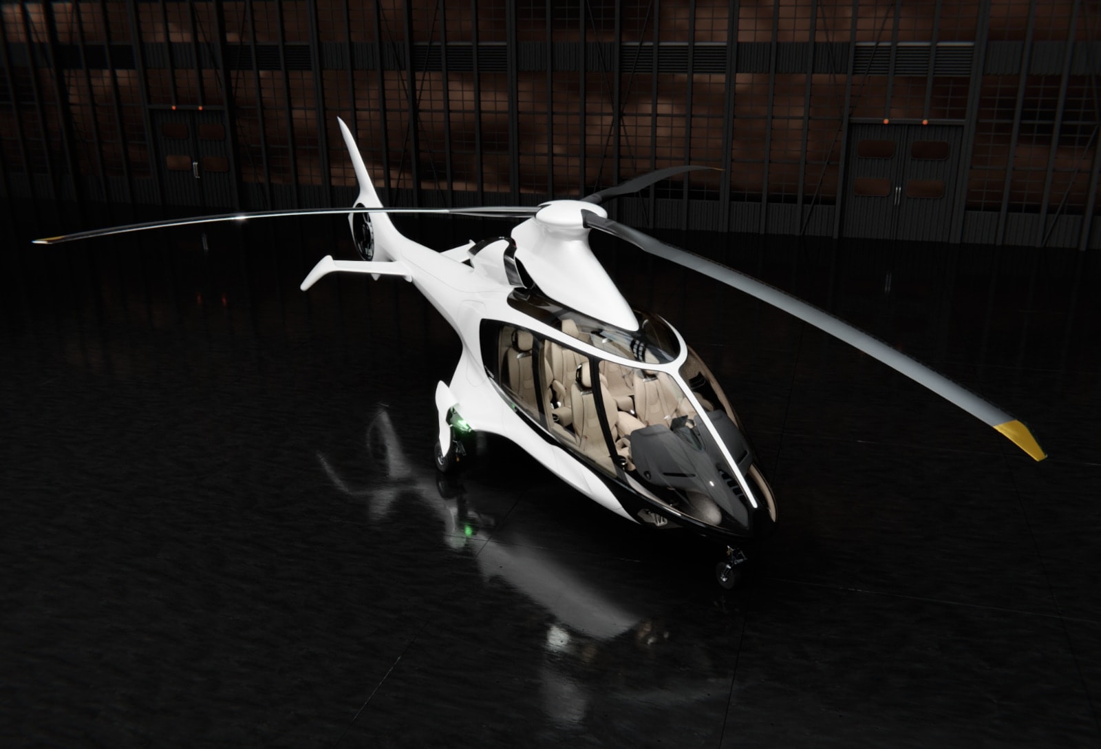 Exterior Concept - Private Helicopter - HILL HELICOPTERS