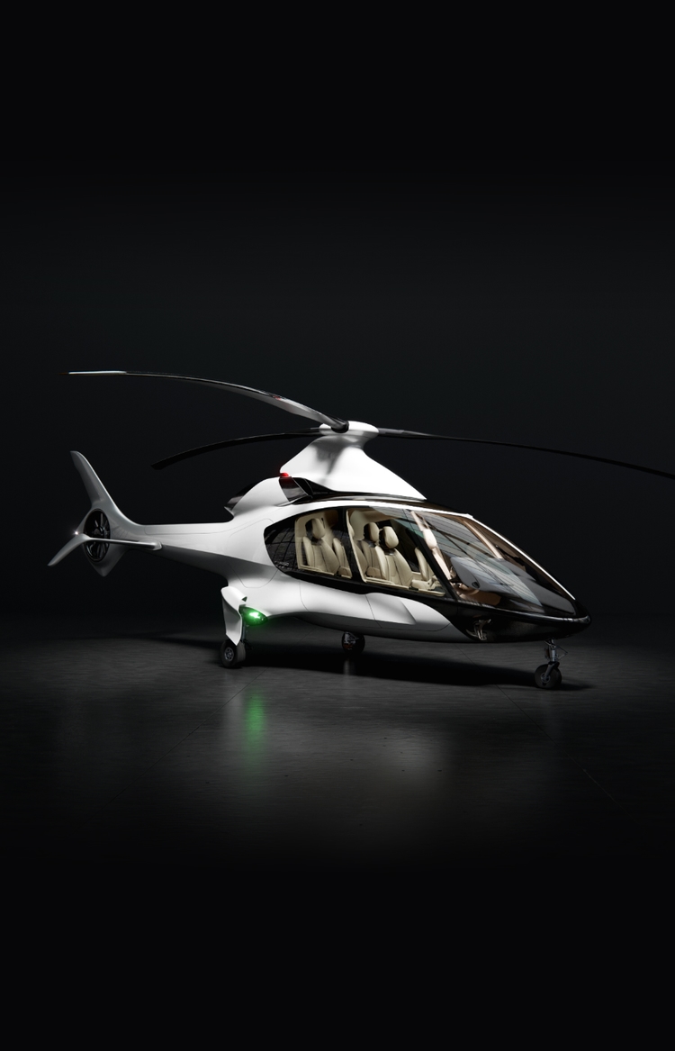 Exterior Concept - Private Helicopter - HILL HELICOPTERS