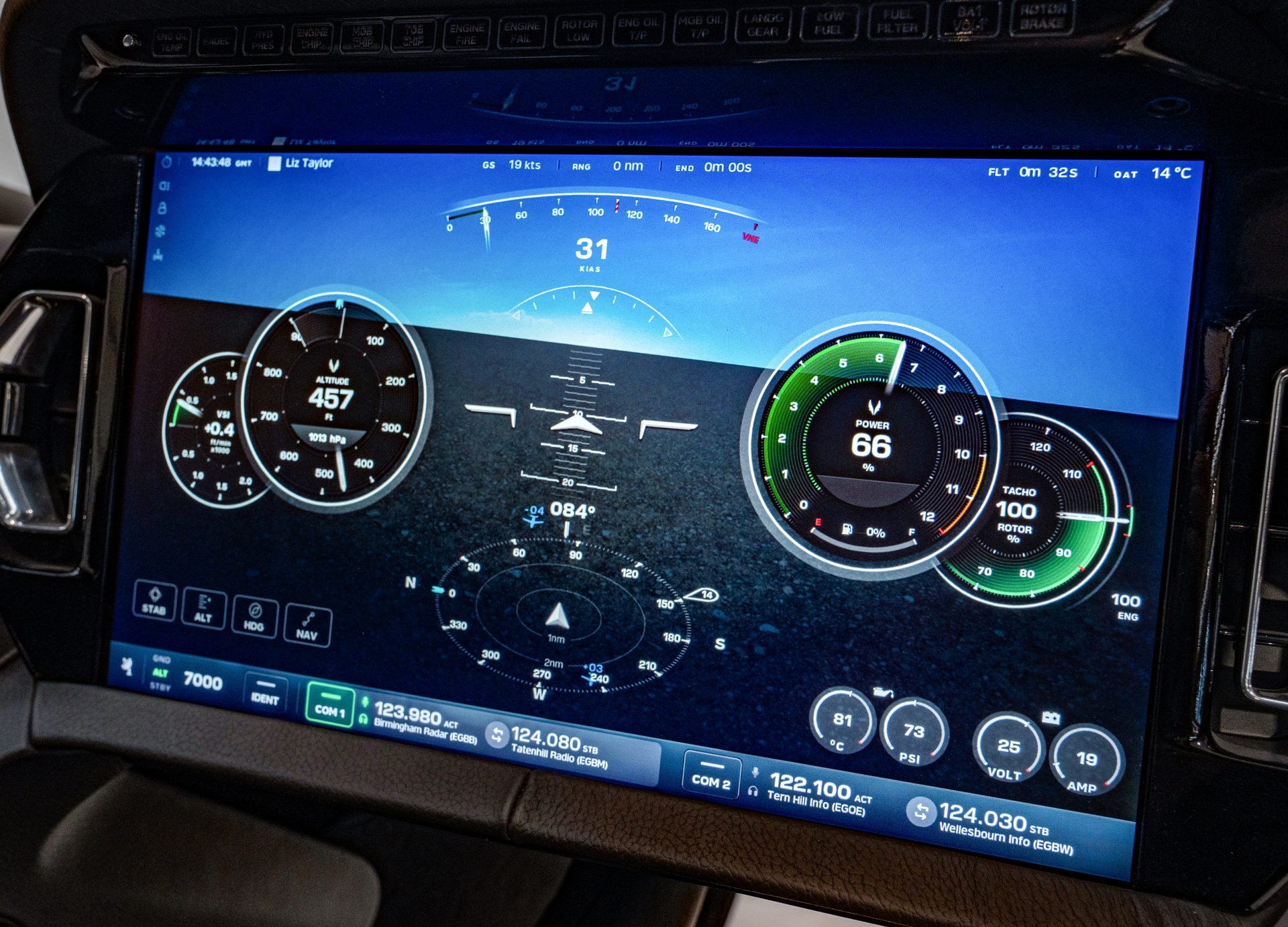 Hill Digital Cockpit - HILL HELICOPTERS